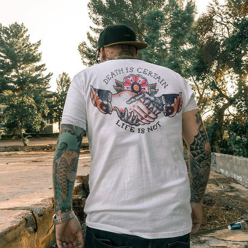 DEATH IS CERTAIN T-shirt