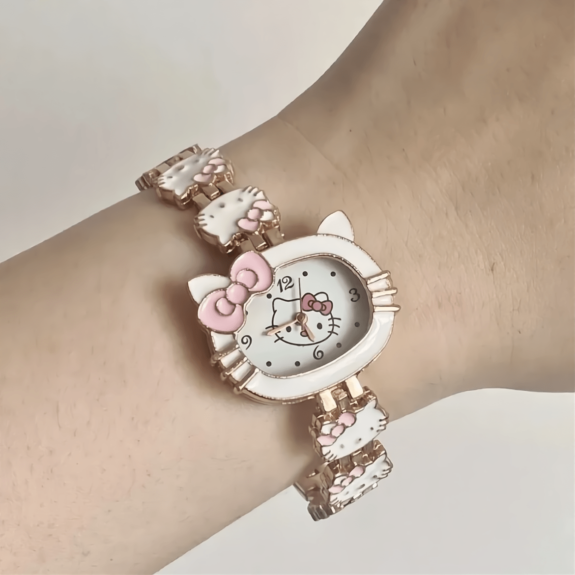 Cute Pink Kitty Watch