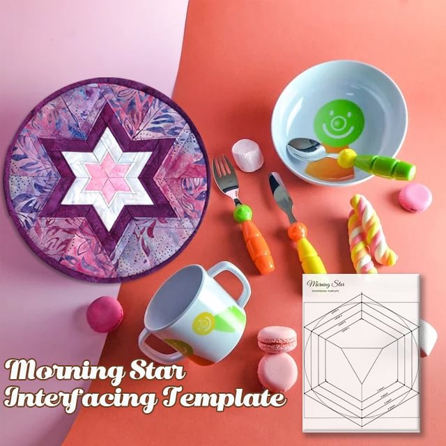 Morning Star Interfacing Template-With Instructions