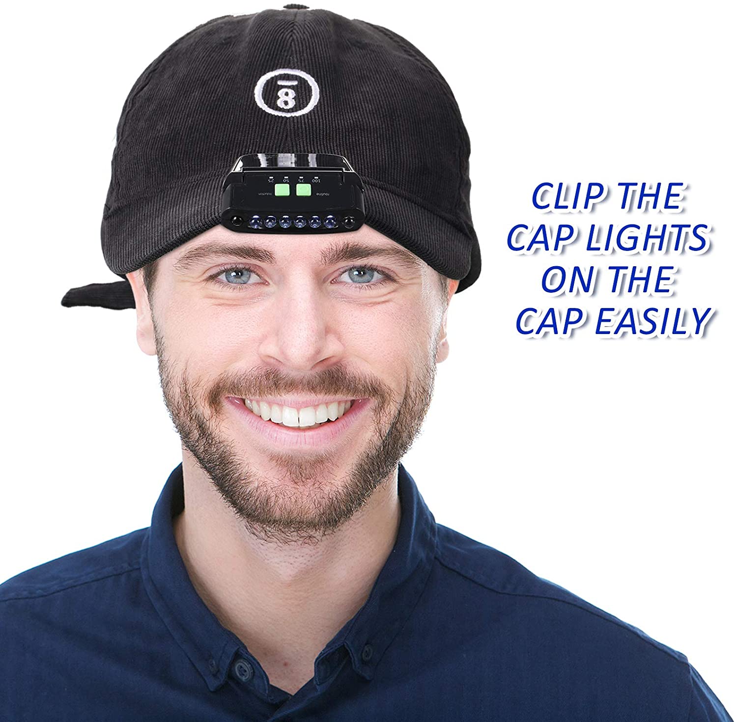 ML LOOK Clip-On Cap LED Light