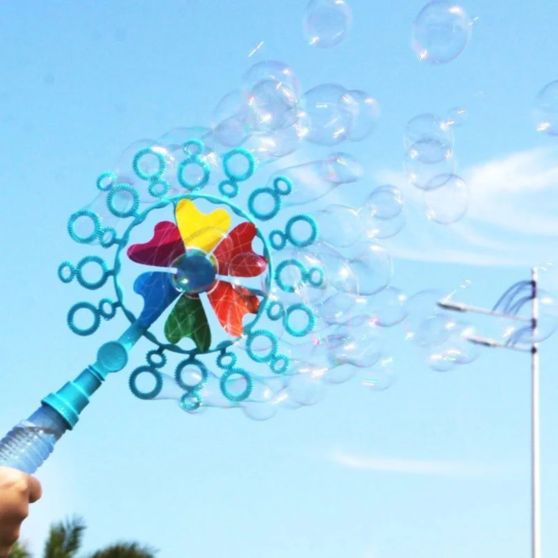 Pinwheel Bubble Machine
