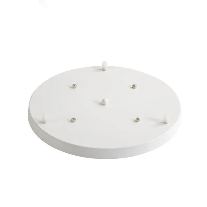 Ceiling Plate Black/White Iron Pendant Lamp Bases DIY 2/3/4/5 holes 2