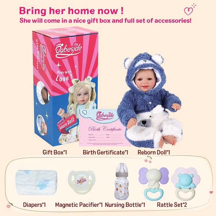 Beautiful Reborn Baby Dolls - 17'' Newborn Baby Girls Doll that Look ...