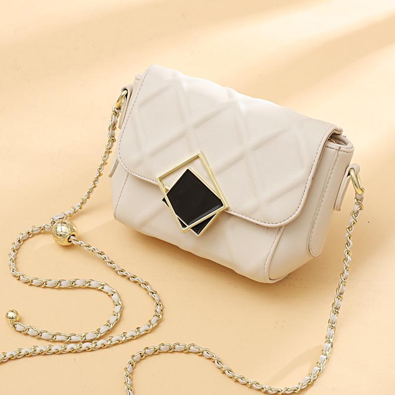 Premium Sense Diamond Small Golden Ball Chain Bag