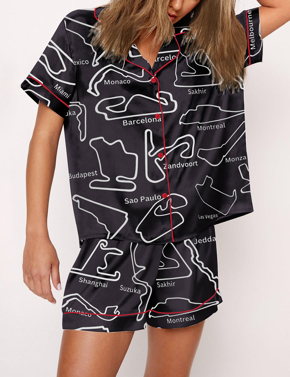 Women's Formula 1 Racing Fan Pajama Set
