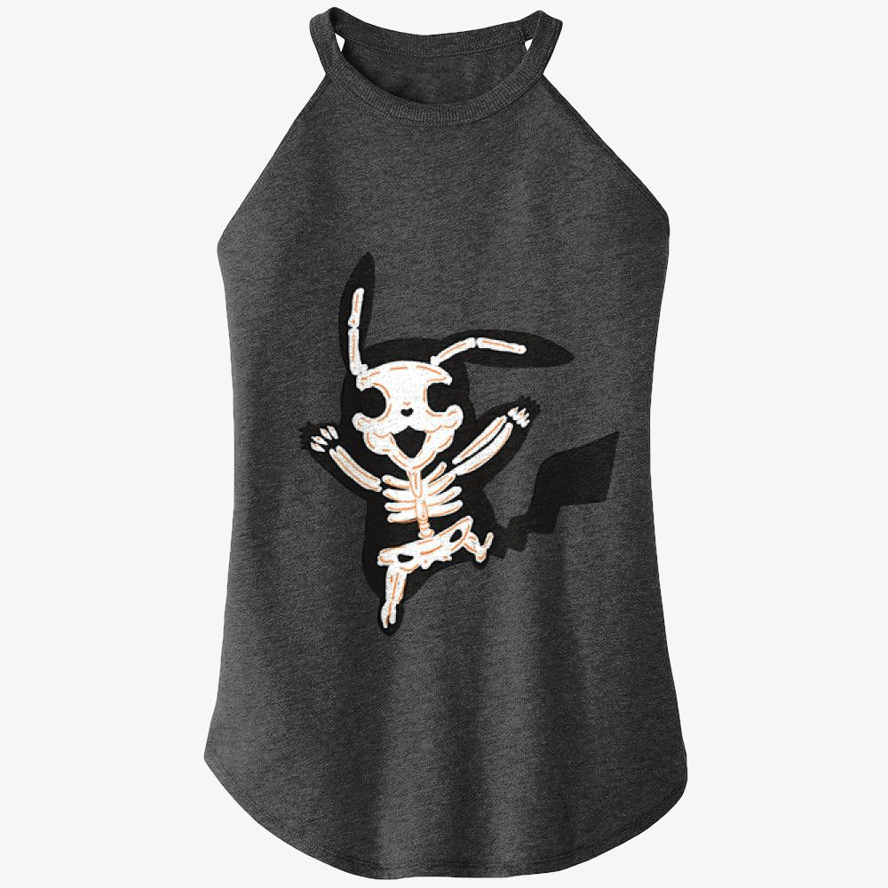 Electric Shocked Pikachu Like Askeleton, Pokemon Rocker Tank Top