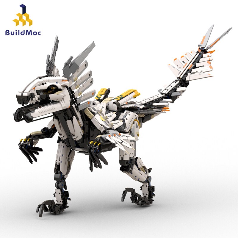 Horizon Mecha Clawstrider Monster BuildMoc West Thunder Zero Dawn Tooth ...