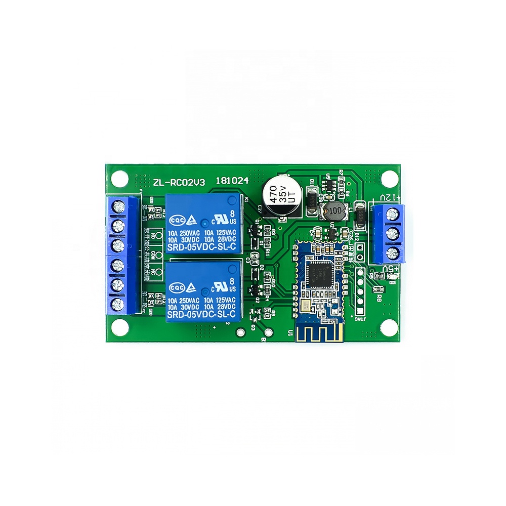 BLE 4.1 2 Channel Remote Control Relay Switch Controller iOS Android ...