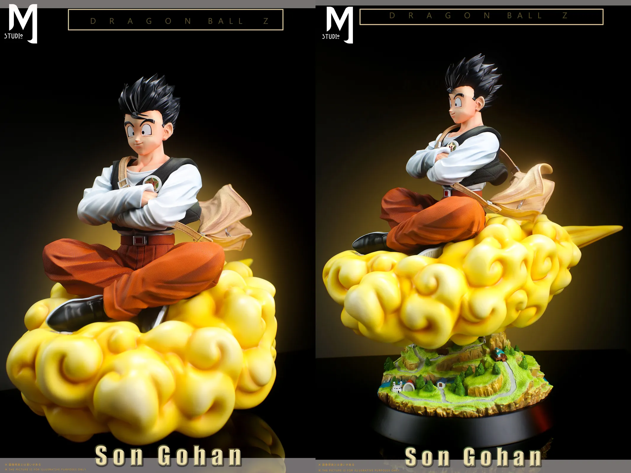 1/6 & 1/4 Scale Orange Star School Ver. Son Gohan - Dragon Ball Resin ...