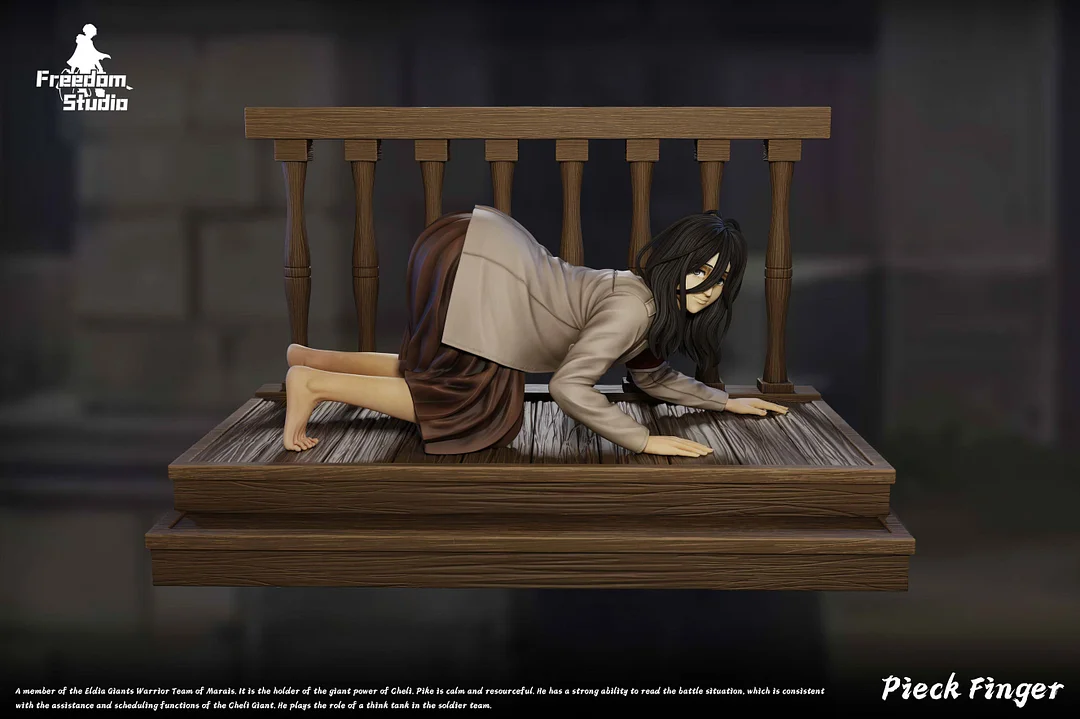 Lying Pieck Finger - Attack on Titan Resin Statue - Freedom Studio Lying Pieck Finger - Attack on Titan Resin Statue - Freedom Studio