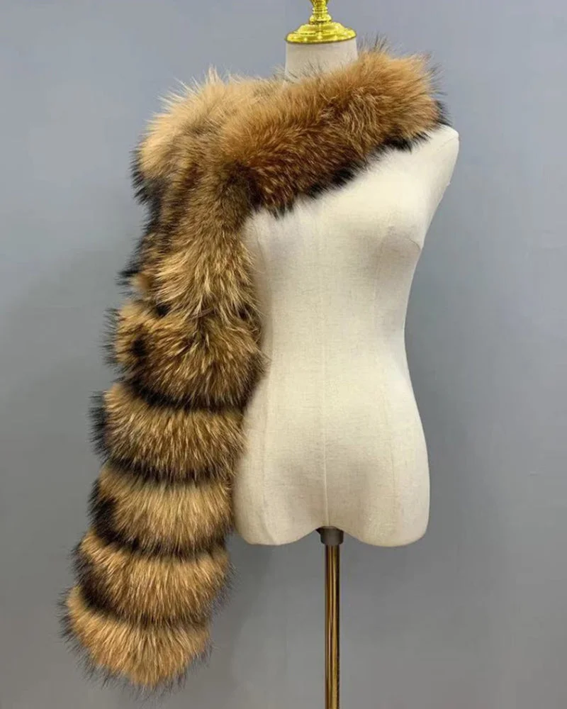 Fashion Fur Sleeve