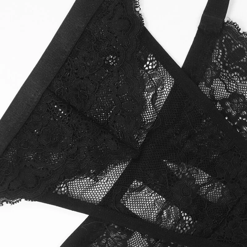 uaang Waist Lace Thong Women Sexy Transparent Underwear Female Panties ...