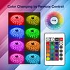 LED Strip Lights 65ft 2x10m WIFI App Intelligent Control 5050 RGB LED ...