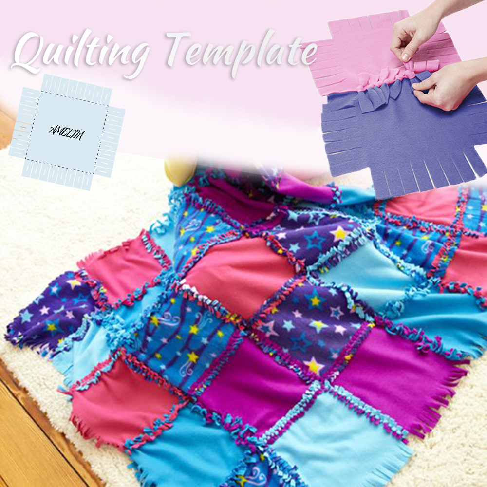 Woven Seamless Quilt - Included Instructions + Template