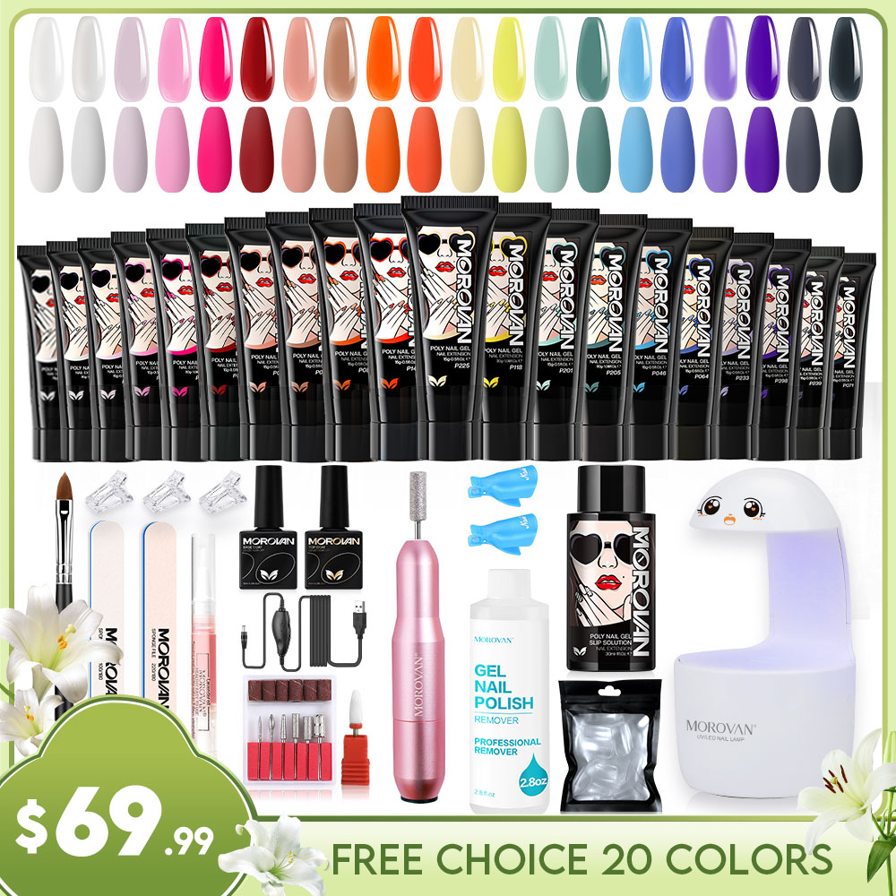 Professional Nail kit Best Gel Nails Kit Set Professional | MOROVAN