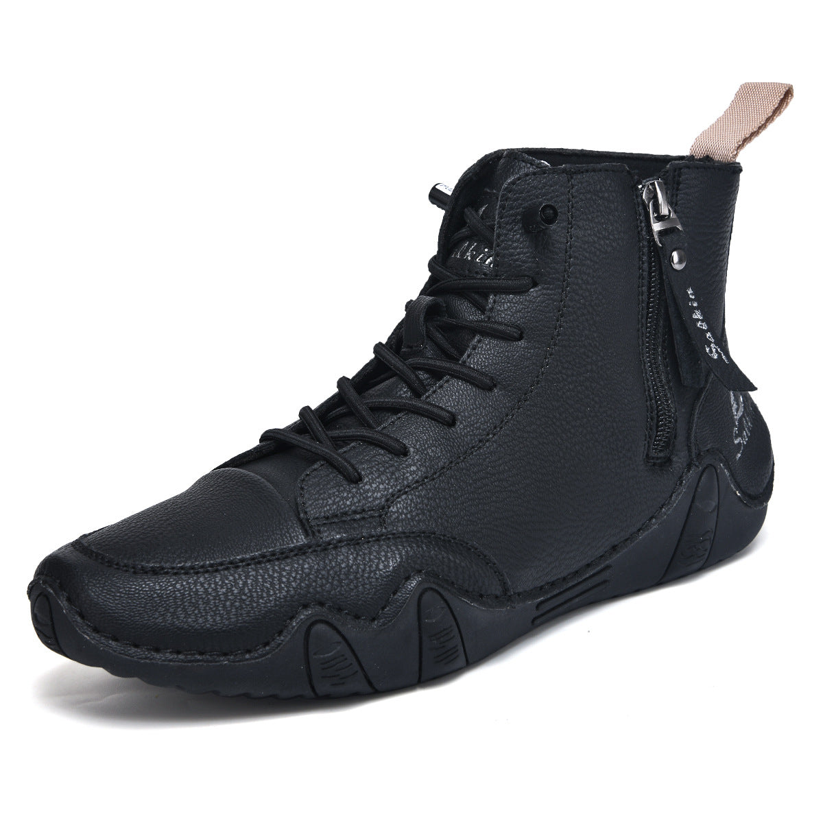 Large Size High Top Octopus Handmade Barefoot Boots