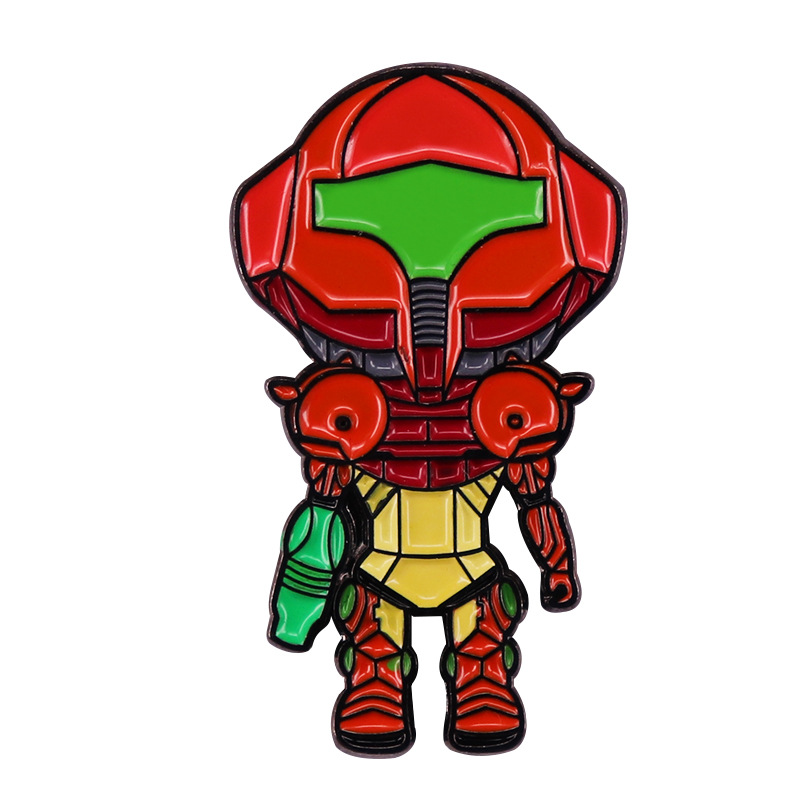 High-quality Video Game Nintendo METROID Brooch Gamer Lovers Accessories