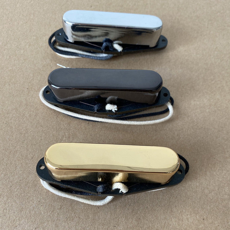 Eric Custom,Tele Neck pickup,Chrome/Black/Gold,Alnico 5 Rod