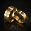 18k Gold King And Queen Crown Couple Ring