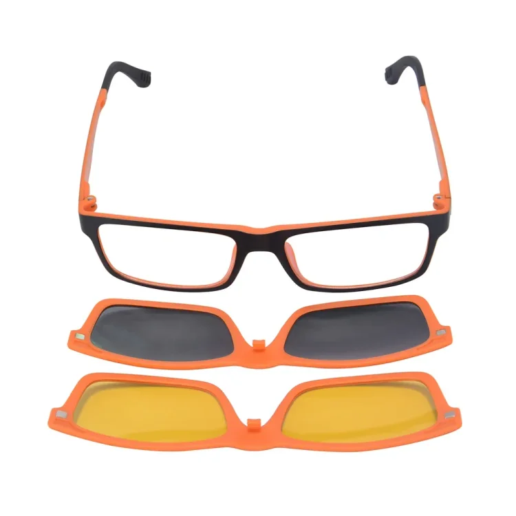 SHINU clip on glasses men prescription glasses man clip on sunglasses ...