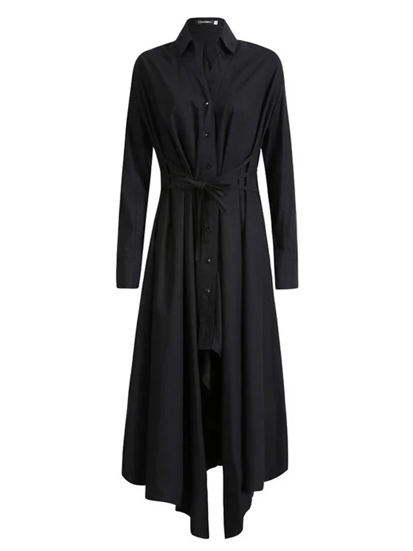 Cool Designed Irregular Long Dress