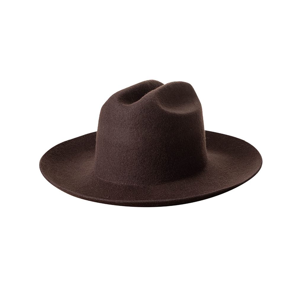 Terence Wool Felt Hat - Coffee