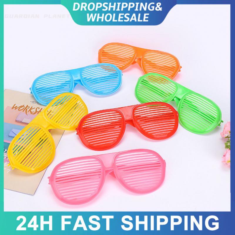 Shutter Sunglasses Neon Color Shutter Shades Glasses Fun Eyewear Retro ...