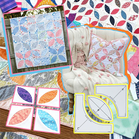 Quick Curve Quilt Template Set(3 PCS)-With Instructions