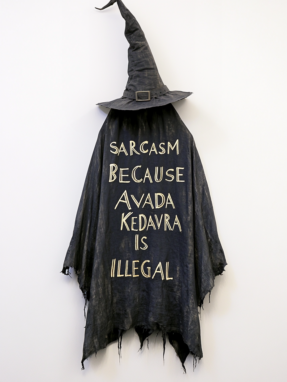 HARRY POTTER AVADA KEDAVRA SPELL Cape 3451