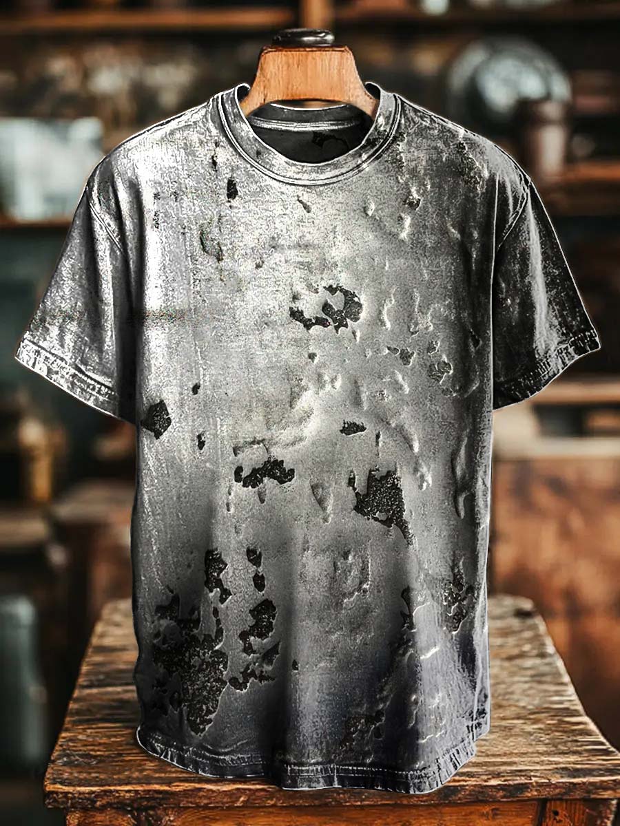 Steel Scar Art Print Casaul Short SleeveT-shirt