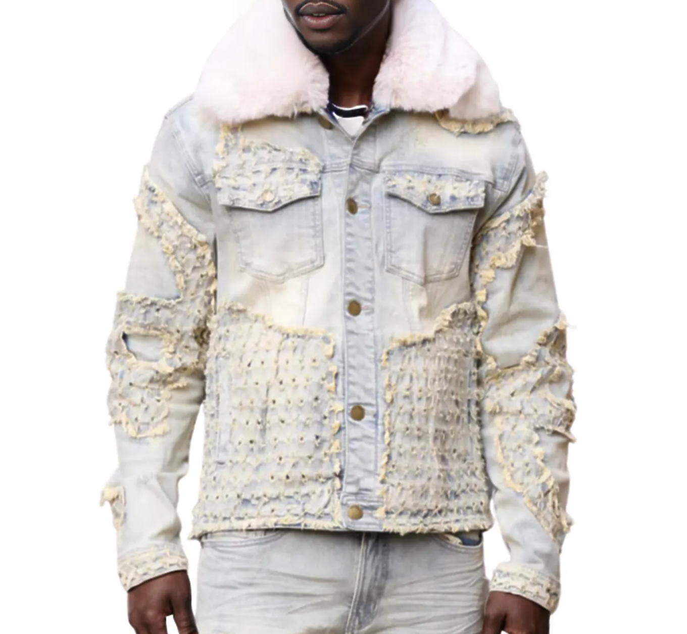 Tattered Denim Jacket