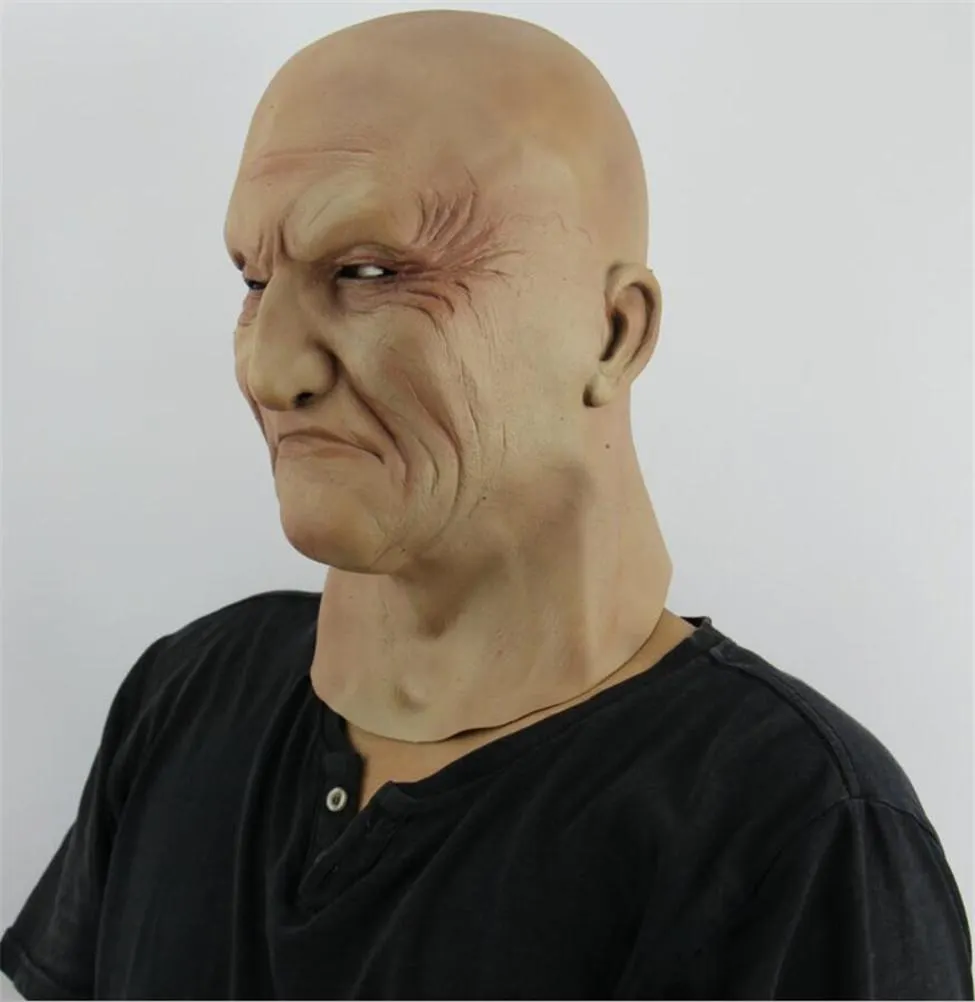 FineGina Halloween Old Man Mask
