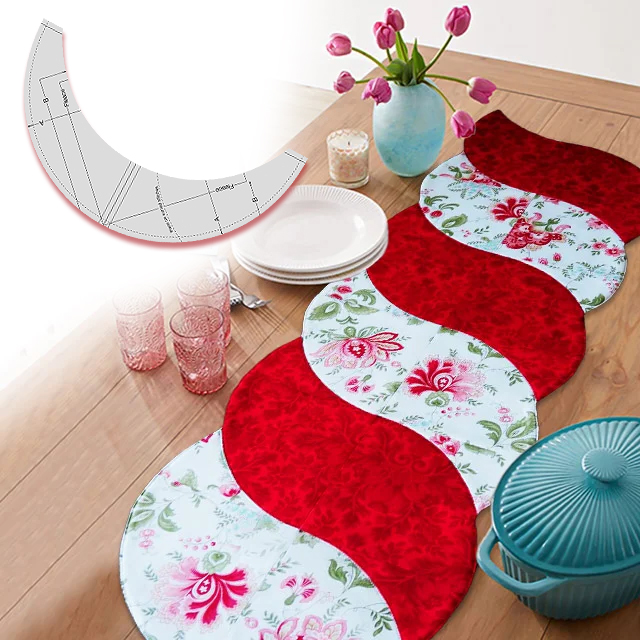 DIY Twist Table Runner & Placemat Template