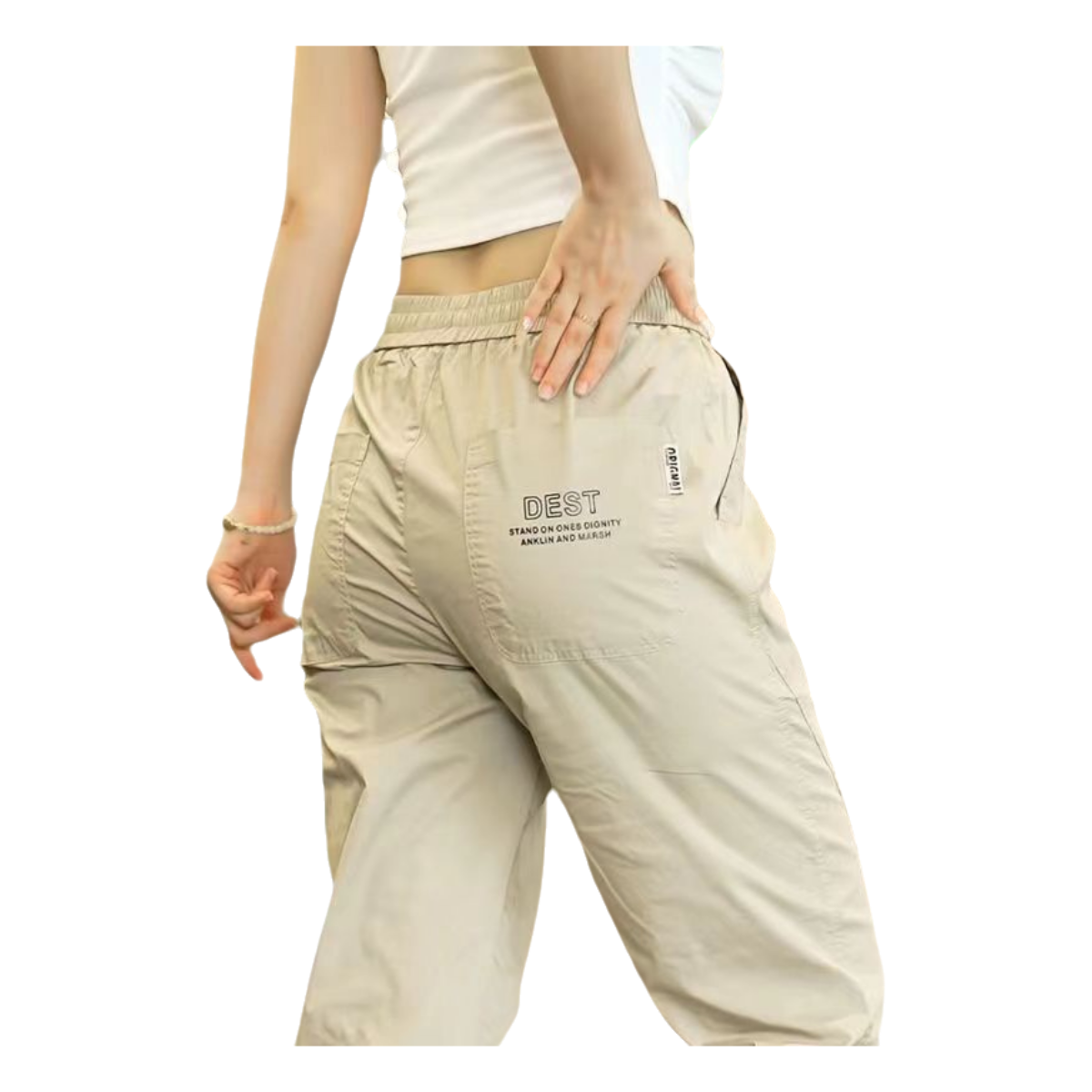 Summer ice Silk Slacks