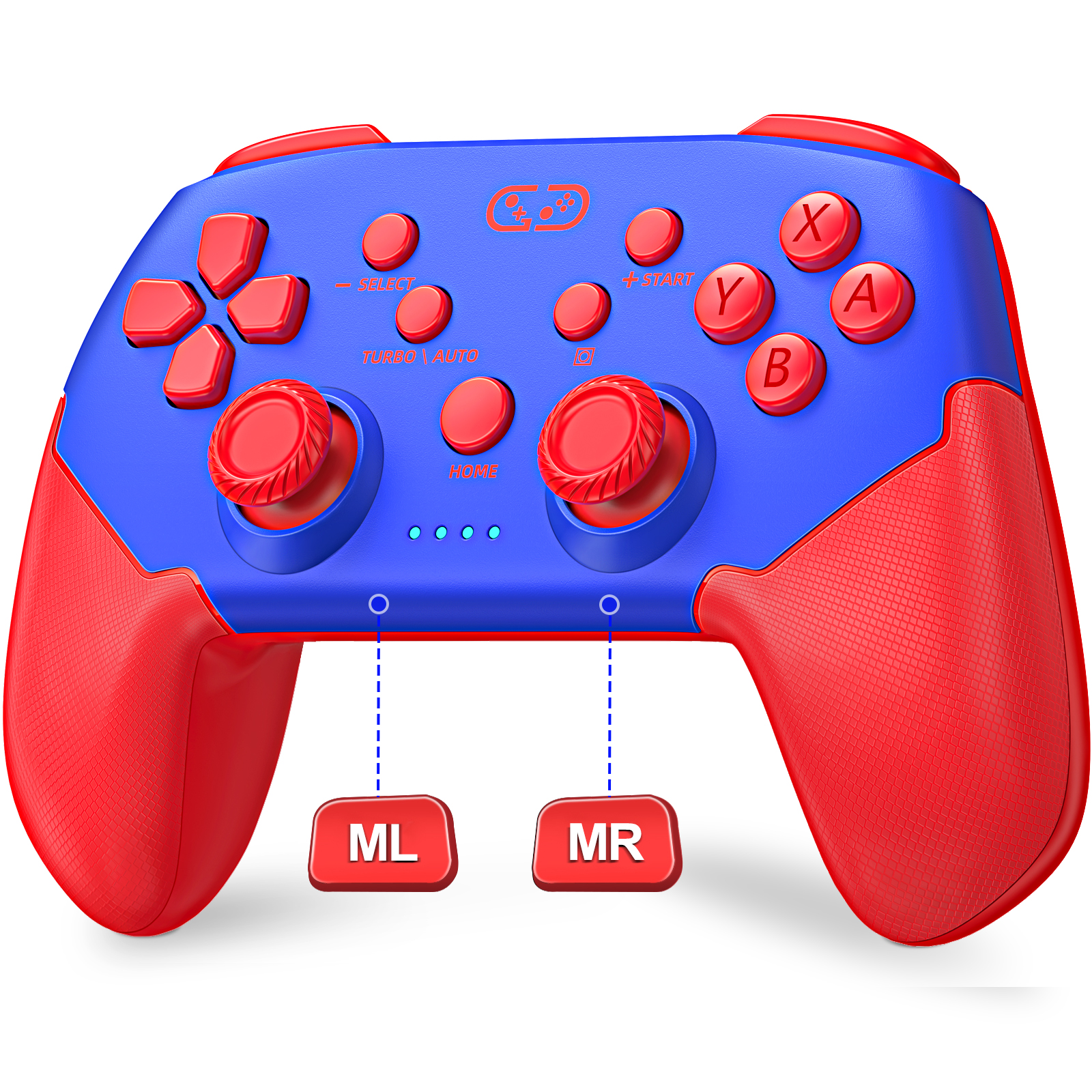 DinoFire Wireless Controller for Nintendo Switch/Switch lite/OLED ...