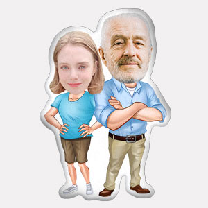 Custom Mom Pillow Mom Minime Pillow | Make Me Surprise | minime-Dad ...