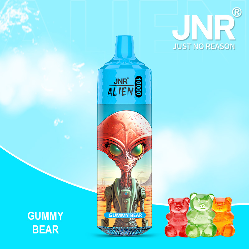 JNR ALIEN E-Cigarette jetable-Gummy Bear Saveur, 10000 bouffées
