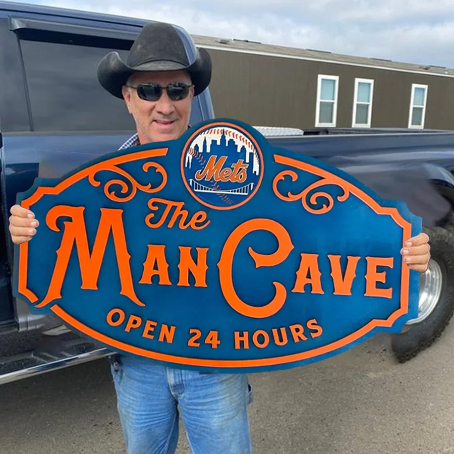 Custom Personalized Name New York Mets Man Cave&Diva Cave Sign