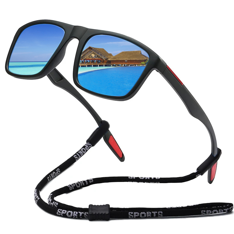 2024 Unisex Polarized Sunglasses with Rope Trendy Women Men Vintage ...