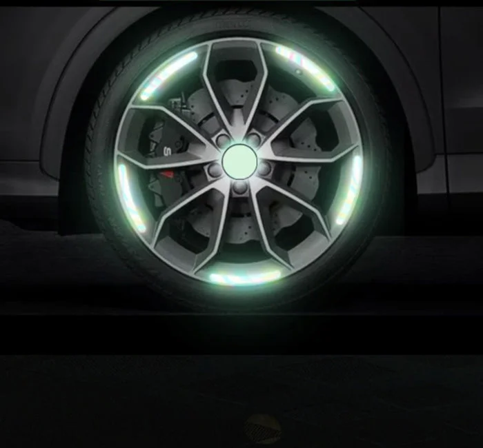 Colorful Luminous Wheel Stickers（60PCS）