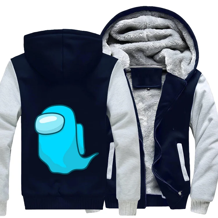 Among Us Ghost, Gaming Fleece Jacket