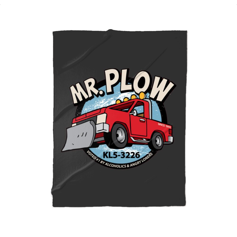 Mr Plow Truck, The Simpsons Fleece Blanket