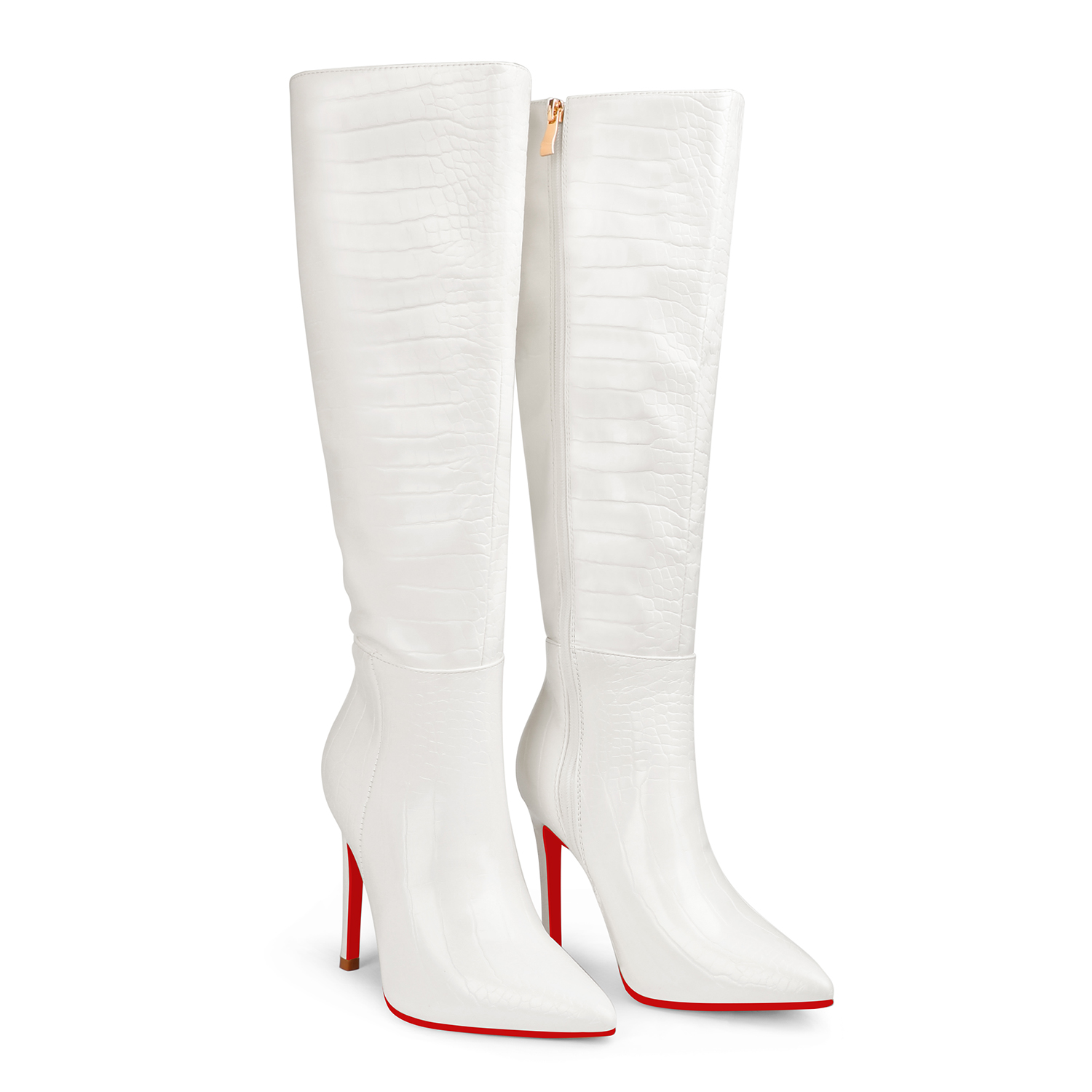 Red Bottom Knee Boots