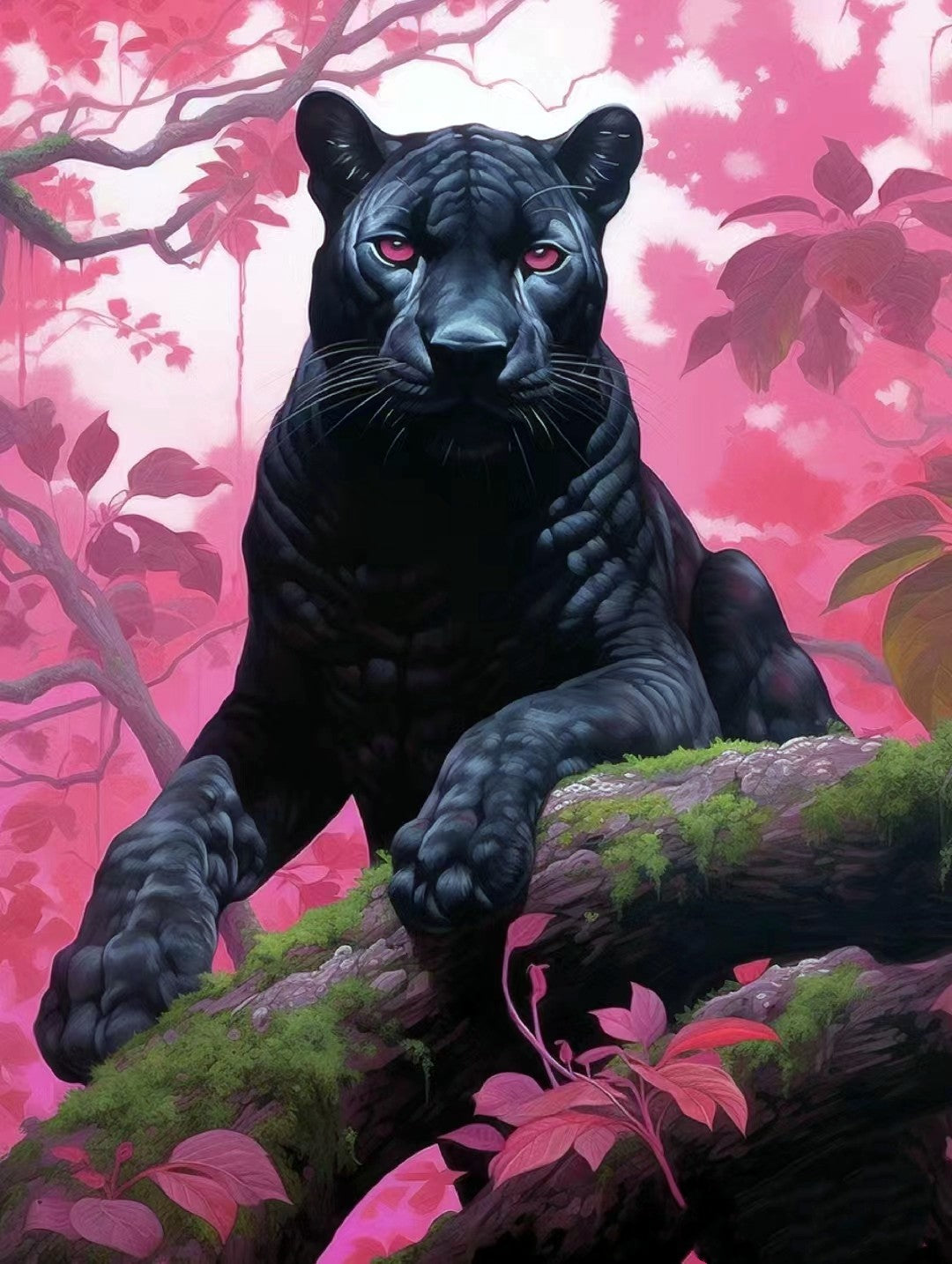 AB Diamond Painting | Black Panther