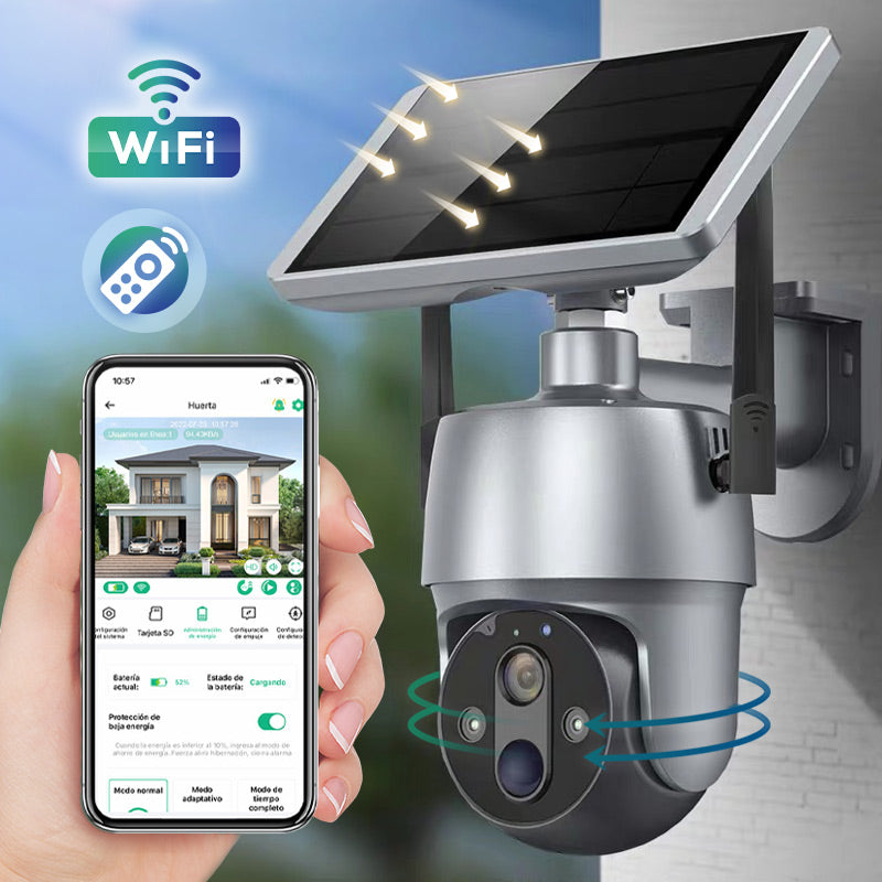 ️Free shipping📦360-degree Solar Surveillance Camera with Full Color ...