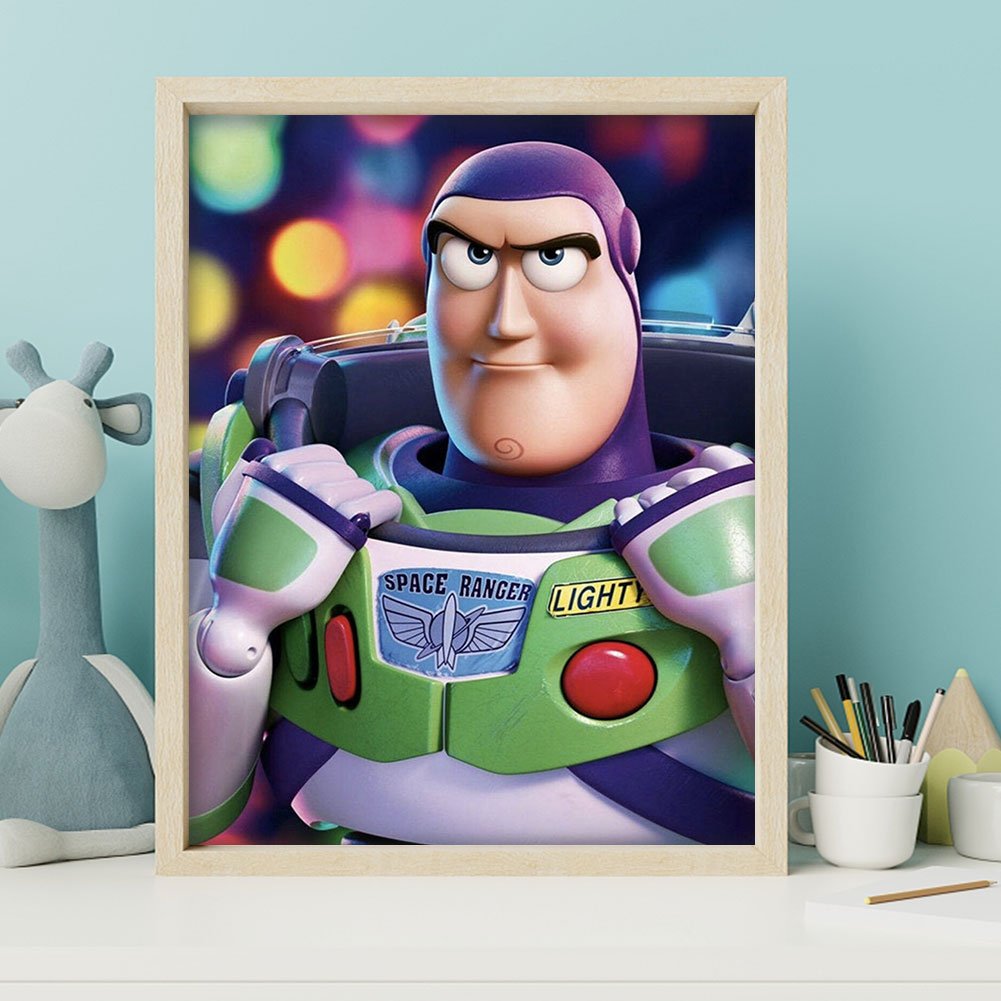 Cartoon Buzz Lightyear (canvas) full round or square drill diamond painting