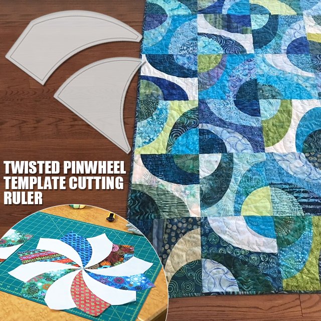 Twisted Pinwheel Template Cutting Ruler