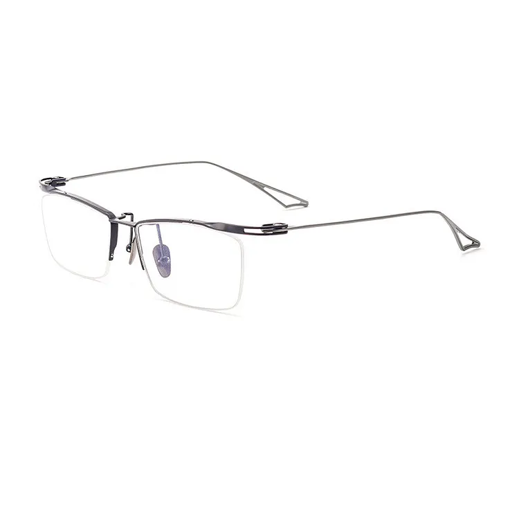 Blade Warrior 8g Ultra Light Pure Titanium Eyeglass Frame Men's Eyebrow ...