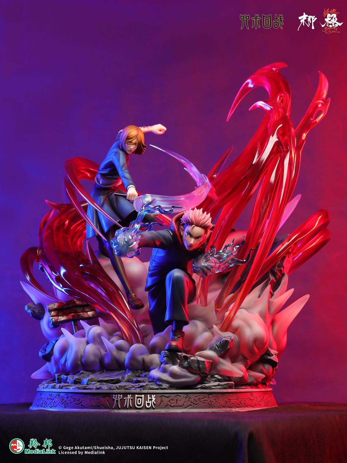 1/6 Scale Licensed Yuji Itadori & Nobara Kugisaki with LED - Jujutsu ...