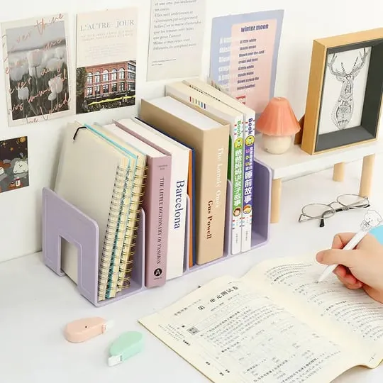 Hot Sale 🎁 Book Organizer with 4 Compartments 📚